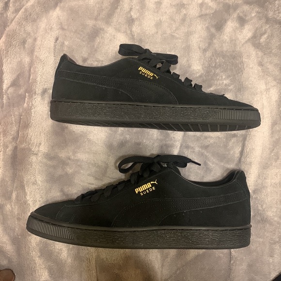 Puma | Shoes | Puma Black Suede Classic Xxi | Poshmark